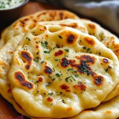Soft and Fluffy Homemade Naan Bread