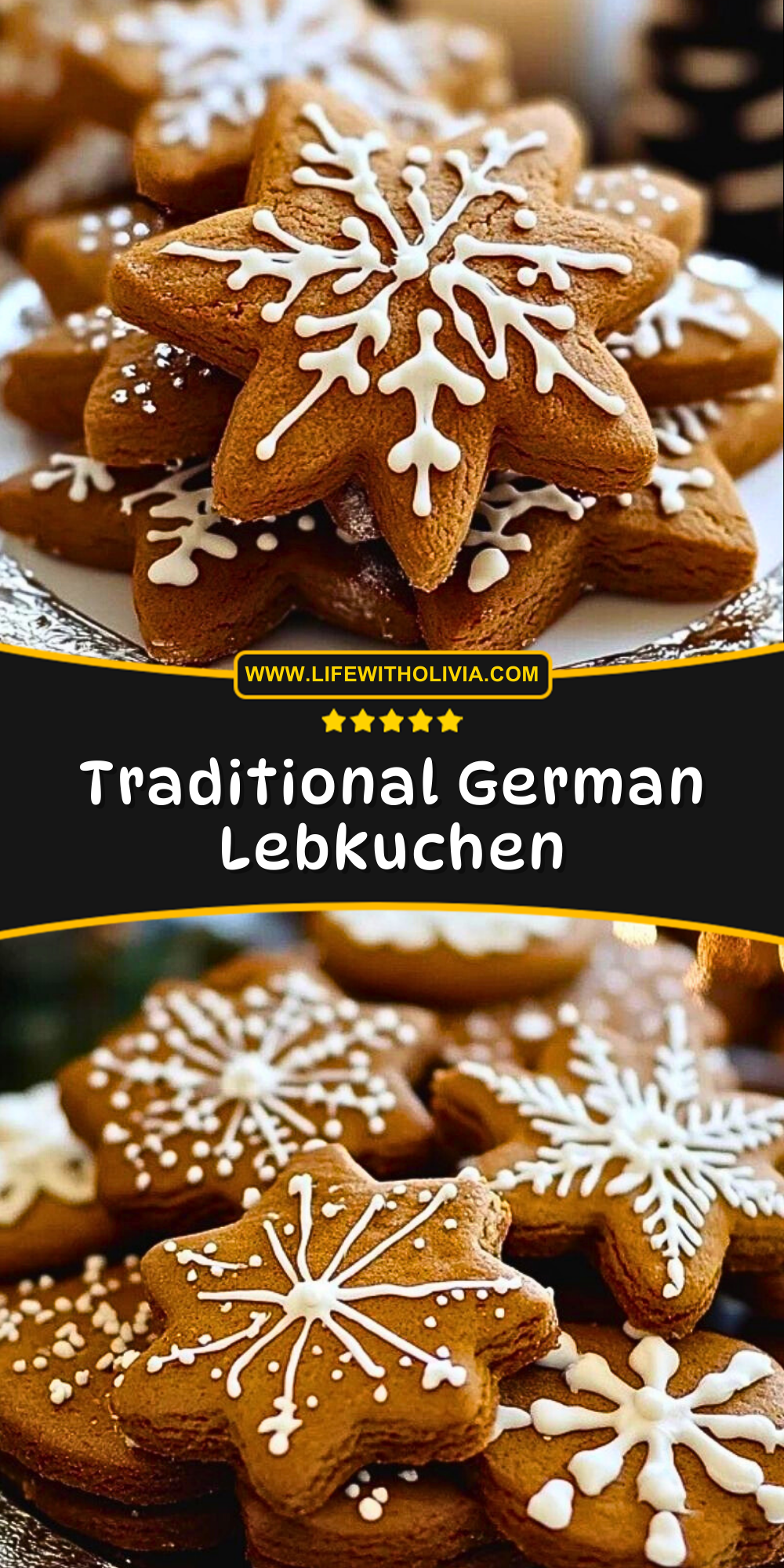 Traditional German Lebkuchen