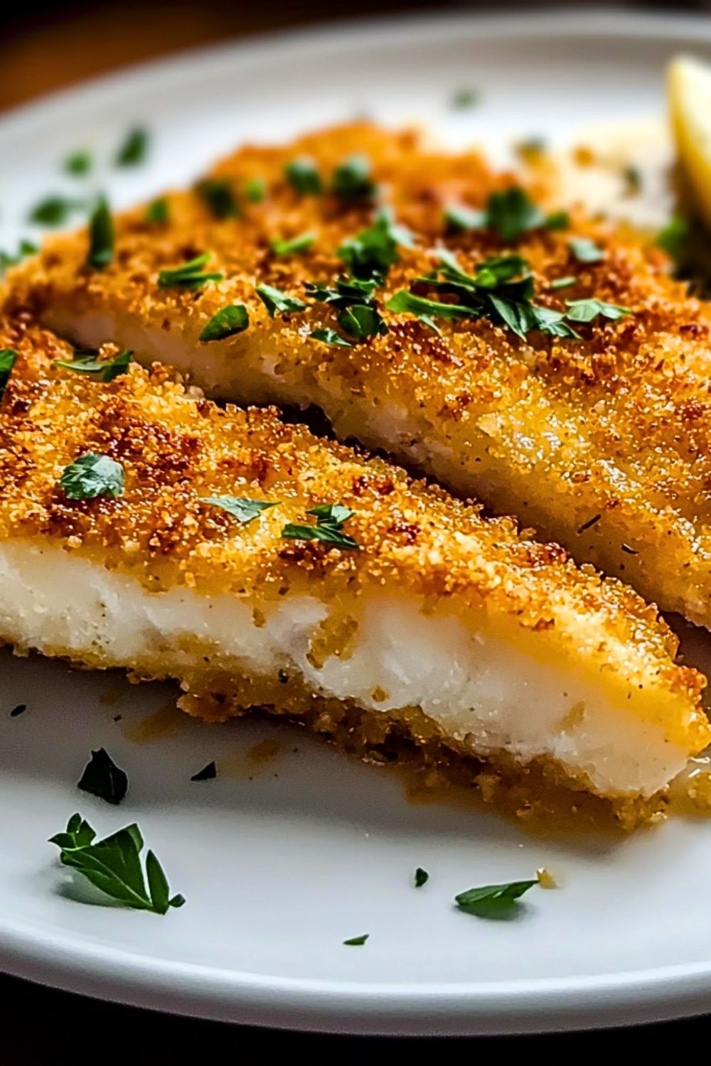Baked Parmesan Crusted Tilapia