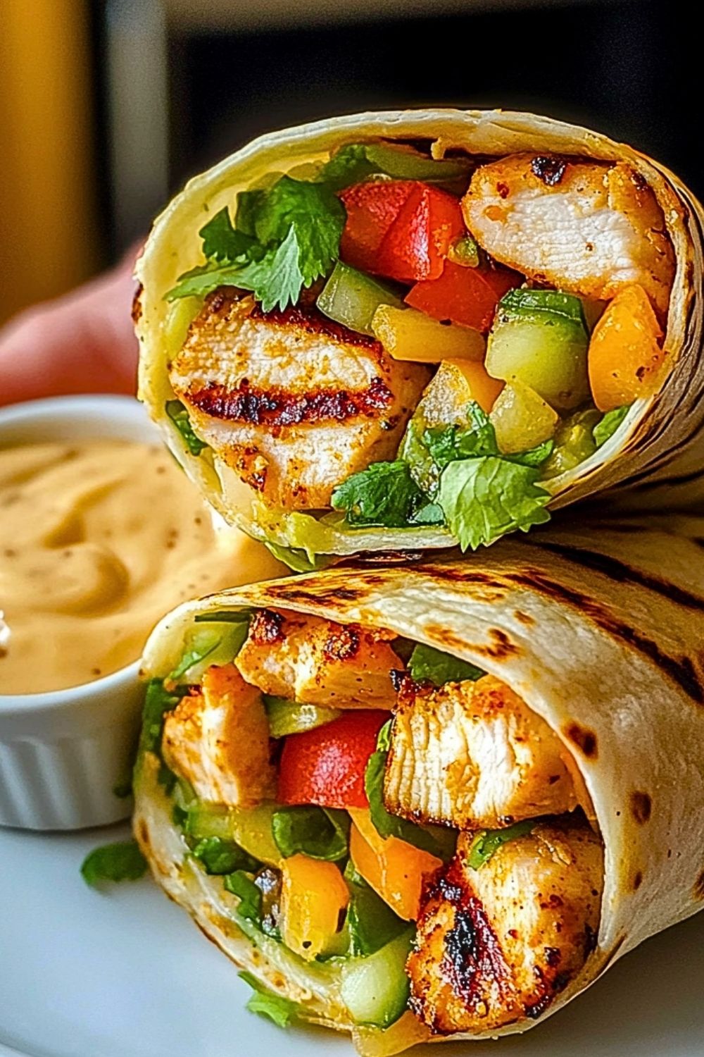 Southwest Grilled Chicken Wraps