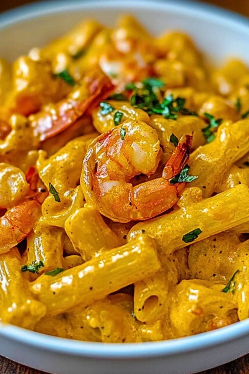 Creamy Jamaican Shrimp Rasta Pasta Recipe