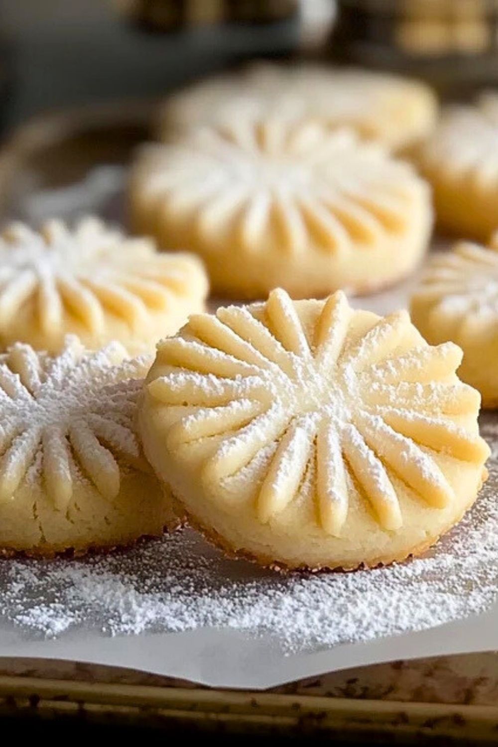 Whipped Shortbread Cookies