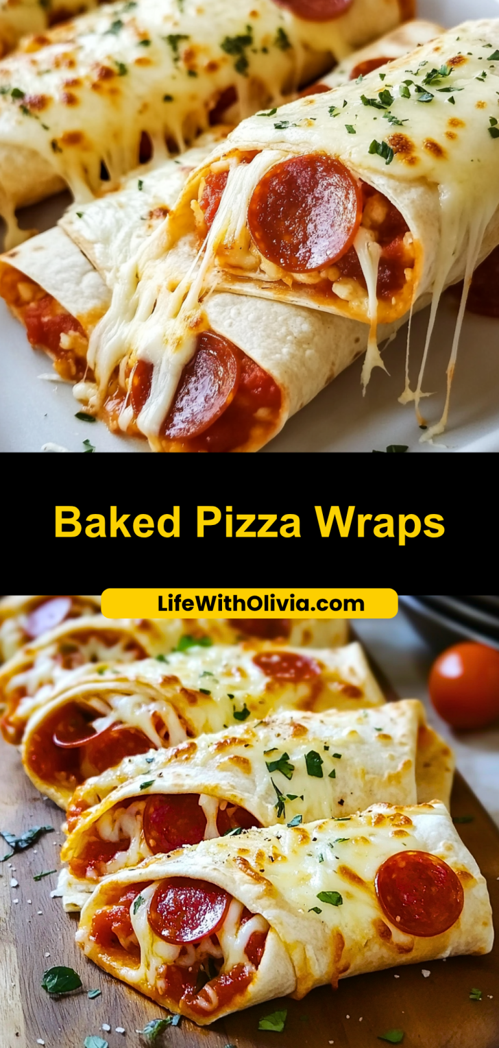 Baked Pizza Wraps