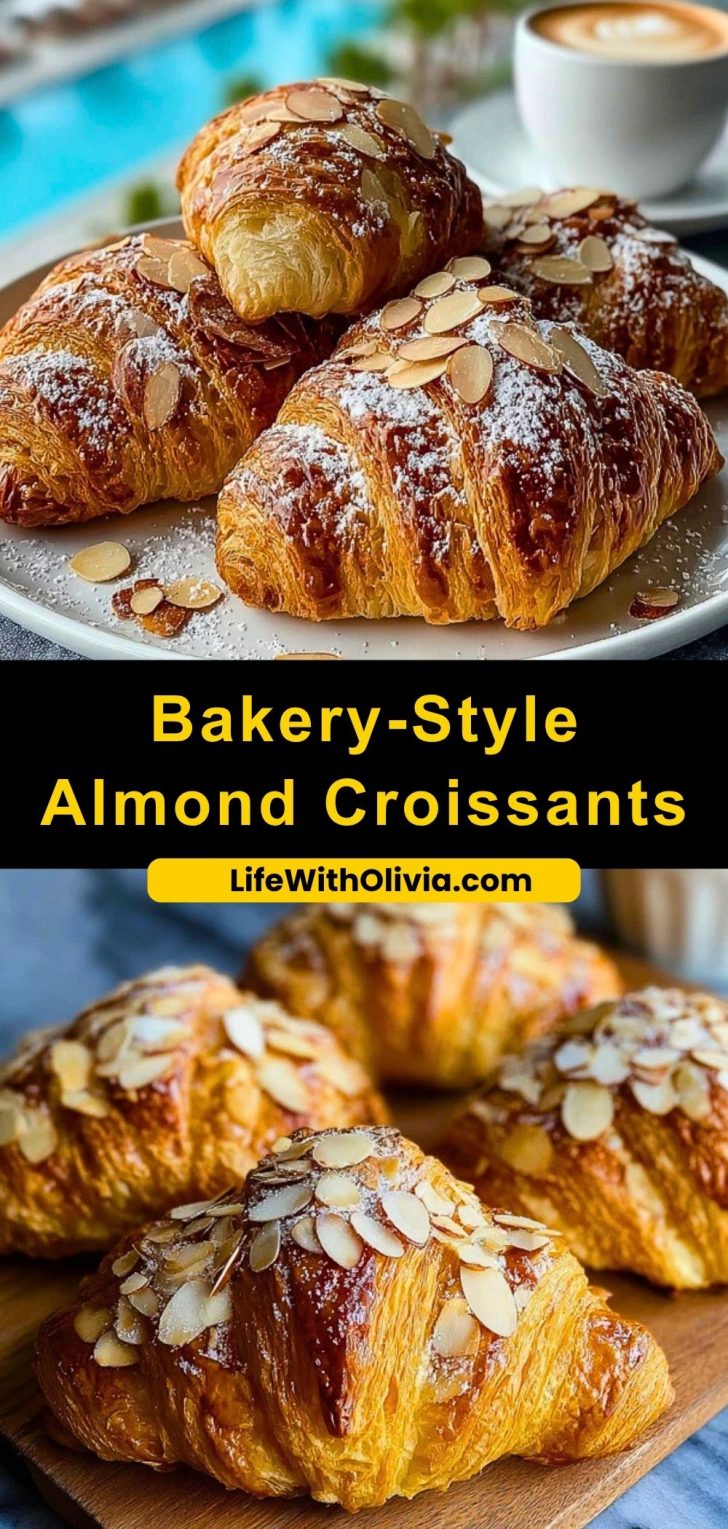 Bakery-Style Almond Croissants