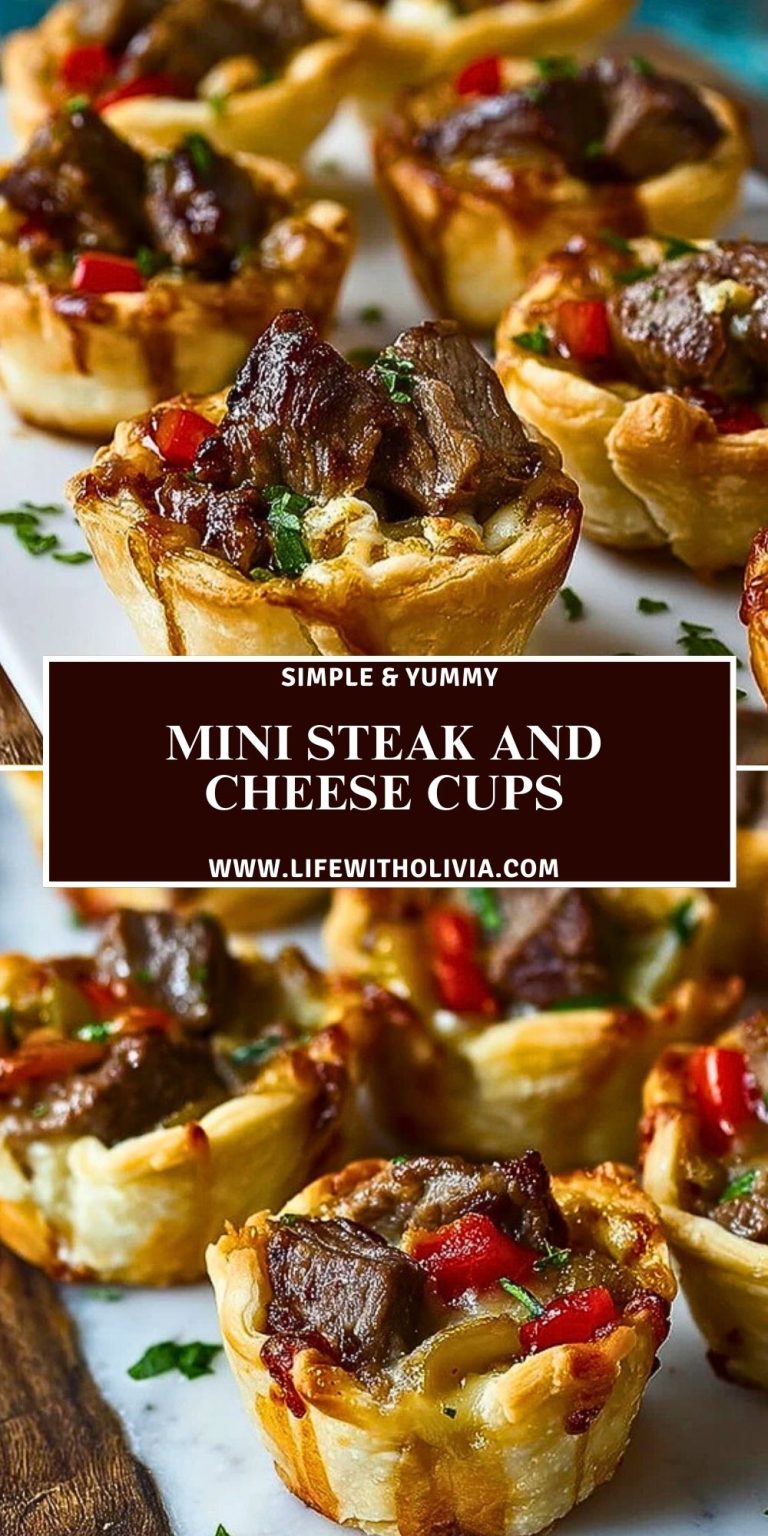 Mini Steak and Cheese Cups
