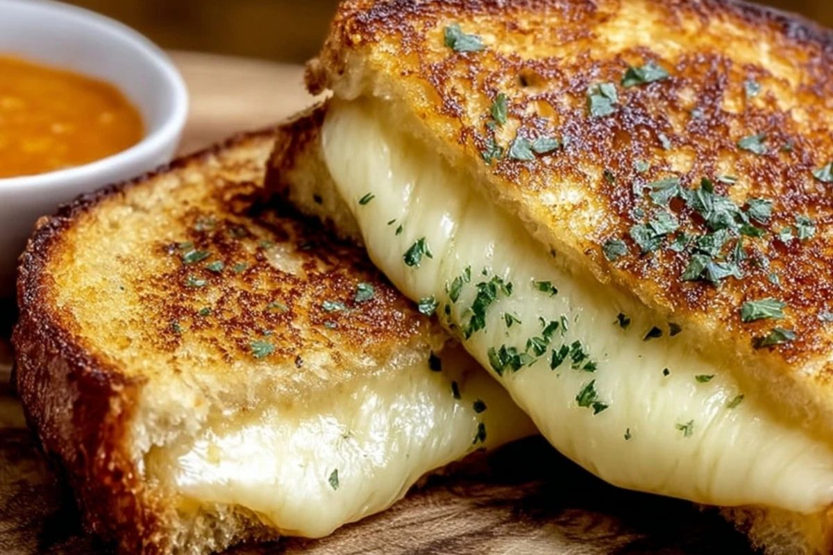 Garlic Grilled Cheese